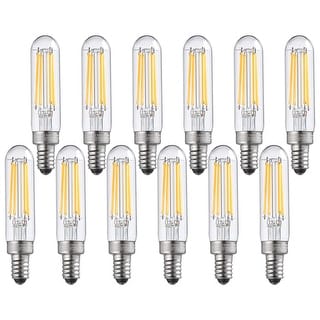 4.5W E12 Candelabra Bulb, Dimmable T6 LED Bulbs, 2700K - 12PACK - Bed ...