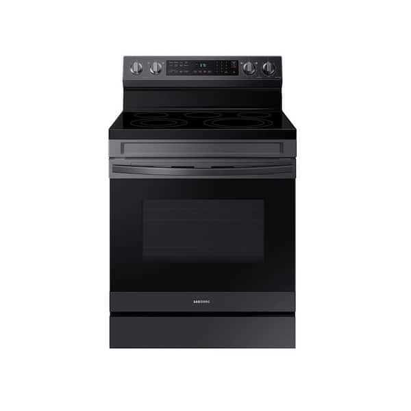 Samsung 6.3 cu. ft. Smart Freestanding Electric Range with No-Preheat ...