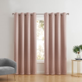 VCNY Home Dalal Embossed Grommet Blackout Curtain Panel - Bed Bath ...