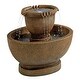 Design Toscano Richardson Oval Urns Cascading Garden Fountain: Large ...