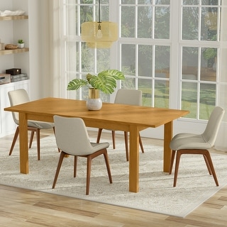 WyndenHall Saige 76x36 inch Extendable Dining Table - 76 inches wide ...