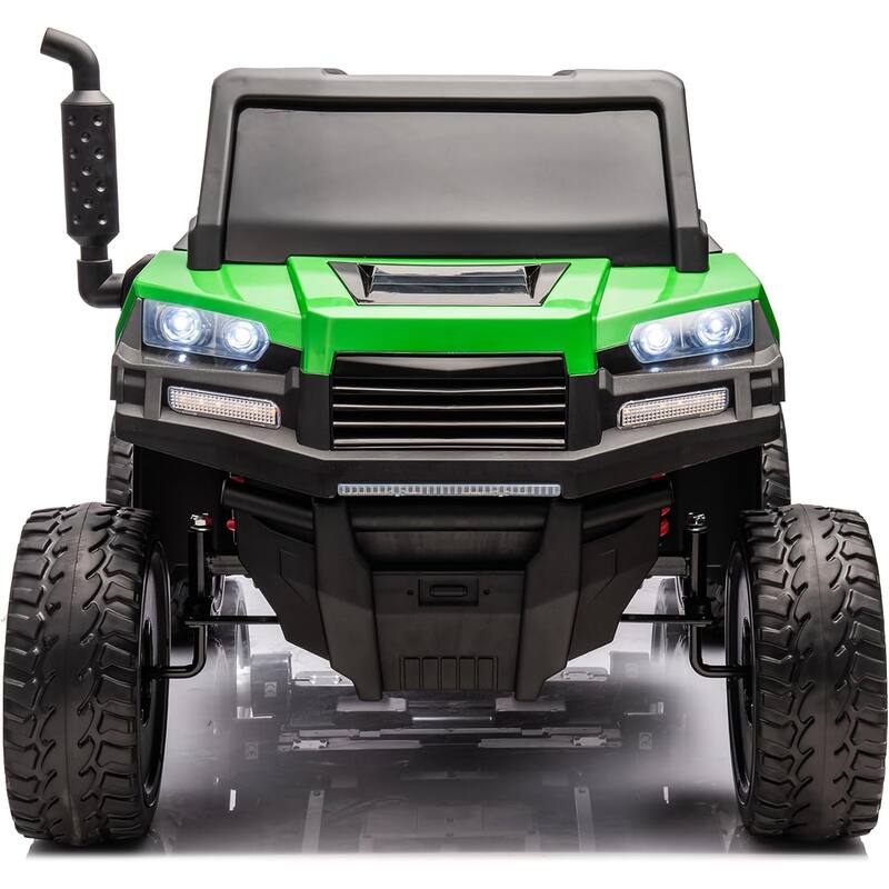 24V Ride On Car for Kids 2 Seater Ride On Dump Truck Electric Dump Bed ...