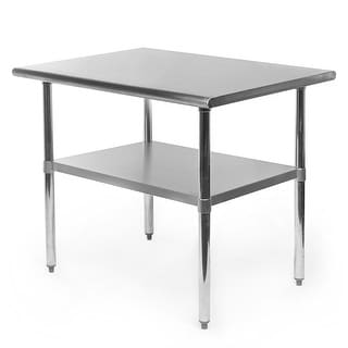 Heavy Duty Stainless Steel 2 x 3 Ft Kitchen Kitchen Prep Table - 36W x ...