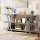 Console Table with Storage Shelf, 70.8 Inch Long Sofa Table Entry Table ...