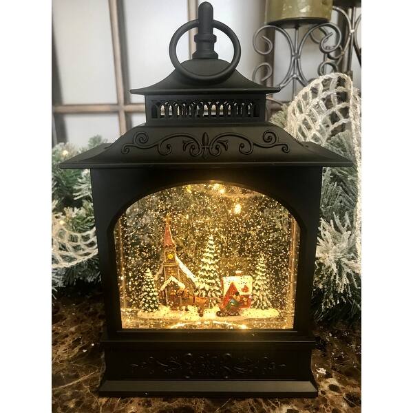 Raz Imports Town Scene Musical Lighted Water Lantern 11" - Bed Bath ...