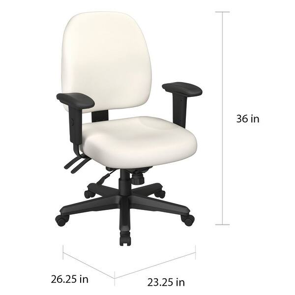 Ergonomic Height-adjustable Office Task Chair - Bed Bath & Beyond ...