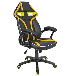 Costway Racing Bucket Seat Office Chair High Back Gaming Chair Desk ...