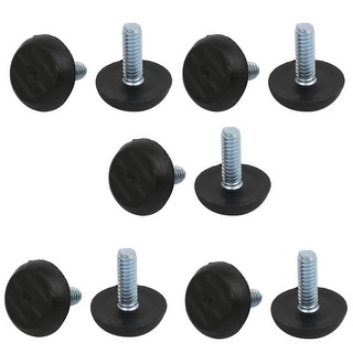 10pcs M6x20mm Thread Adjuster Screw On Furniture Glide Leveling Foot ...