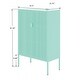 Free-Standing Metal Storage Locker Cabinet with Adjustable Shelves ...