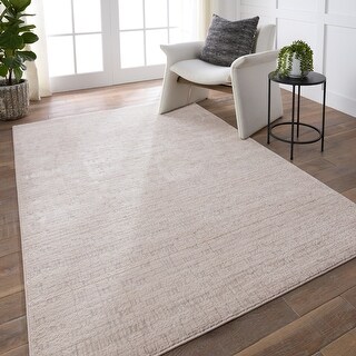 Jeraph Striped Cream/Silver Rug - Bed Bath & Beyond - 37848367