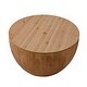 Vintage Style Bucket Shaped Coffee Table - Bed Bath & Beyond - 37537744