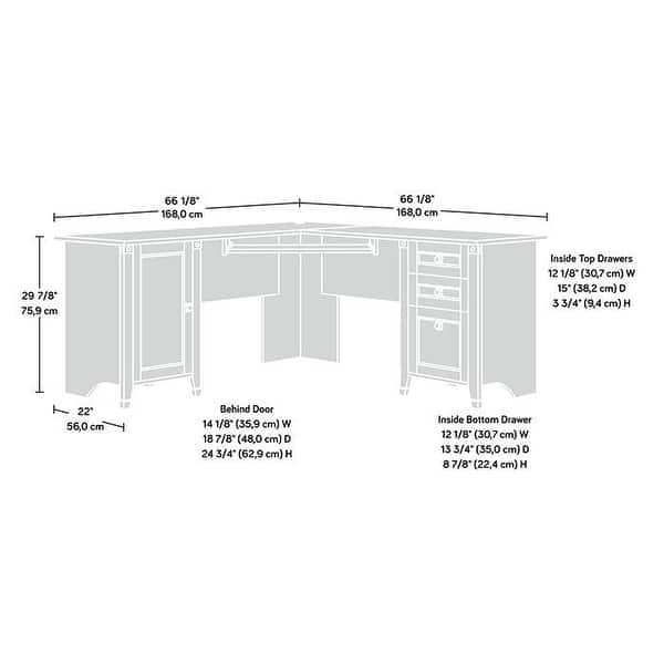 Carson Forge Corner Computer Desk Wc A2 - Bed Bath & Beyond - 40328374