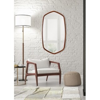 Kate and Laurel McLean Oval Wood Framed Mirror - Bed Bath & Beyond - 32168589