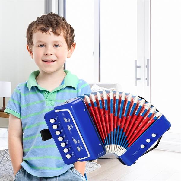 7-Key 2 Bass Kids Accordion Children's Mini Musical Instrument Easy ...