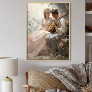 Designart "Romantic Couple Landscape Serene III" Romantic Landscape ...