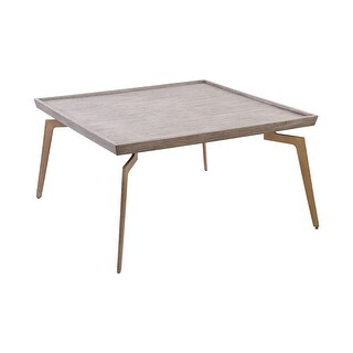 Elk Home Larocca Soft Gold Wood 38 Inch Wide Coffee Table - Bed Bath ...