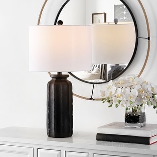 SAFAVIEH Lighting Kyrene 32" Table Lamp - 16" W x 16" D x 32" H - On ...