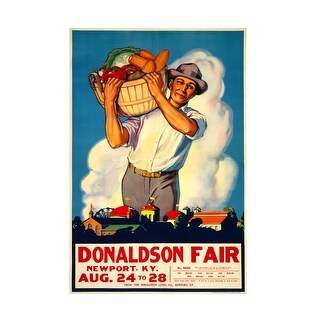 Print Collection 'Donaldson State Fair Poster' Canvas Art - Bed Bath ...