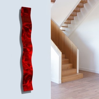 Statements2000 Red Abstract Metal Wall Art Accent Sculpture Decor by ...