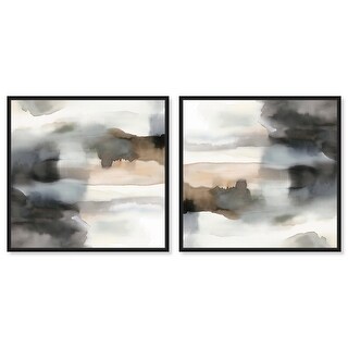 Tonal Mirage II Set Canvas Minimalism Abstract by Art Remedy - Bed Bath ...