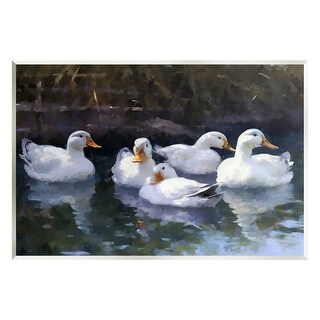 Stupell Five Ducks in Pond Wall Plaque Art Ziwei Li - Bed Bath & Beyond ...