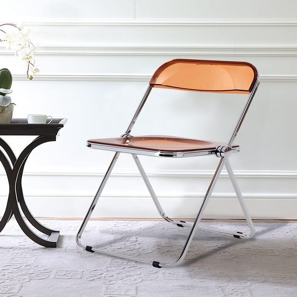 Clear Acrylic Folding Chair,Plastic Stackable Chair,1 Pack - Bed Bath ...