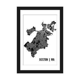 iCanvas "Boston Map" by Mr. City Printing - Bed Bath & Beyond - 37441577