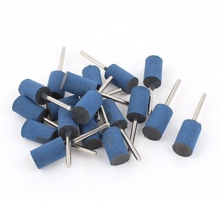 18 Pcs Rubber Cylinder Polishing Mounted Point Rotary Tool 12mm x 3mm ...