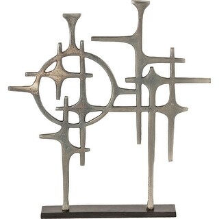 20" Silver and Bronze Radical Statue with Base - Bed Bath & Beyond ...