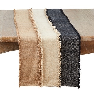 Color Cascade Fringed Table Runner - Bed Bath & Beyond - 42567120