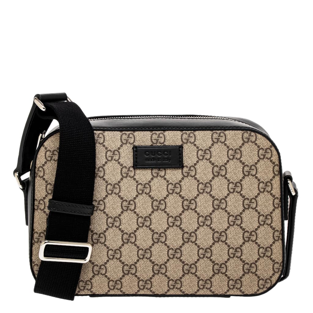 Gucci Men's Supreme GG Camera Bag - Overstock - 43097980