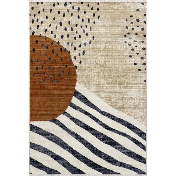 Prabal Gurung x Rugs USA Manaslu Sunrise Fringed Area Rug - Bed Bath ...