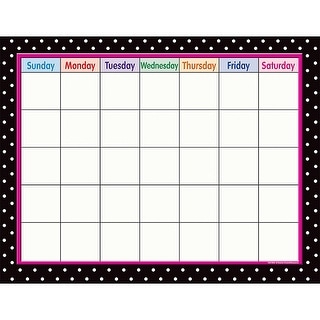 Black Polka Dots Calendar - Bed Bath & Beyond - 22143912