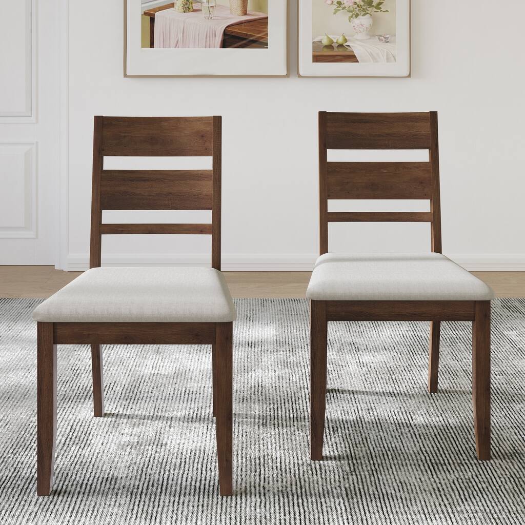 CraftPorch Simple Timeless Wooden Dining Chairs (Set of 2) - On Sale ...