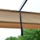 ALEKO Fabric Replacement for Pergola Canopy 13 x 10 Ft - Sand Color ...