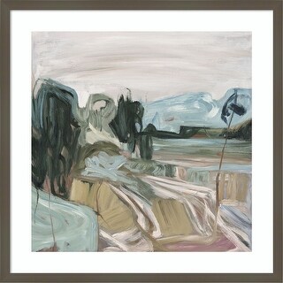 Formless Fields by Urban Road Wood Framed Wall Art Print - Svelte Clay ...