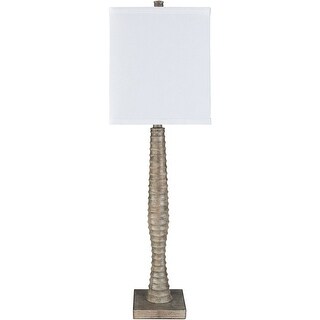 Contemporary Lucent Table Lamp with Taupe Finish - Bed Bath & Beyond ...