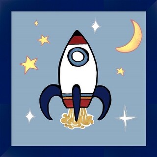Elizabeth Medley 'Rocket Ship' Framed Art - Bed Bath & Beyond - 35667640