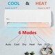 ZOKOP 12000 BTU 230V Mini Split Air Conditioner with Heater and Remote ...