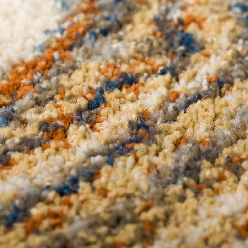 Addison Barkley Modern Blue Geo Rug - On Sale - Overstock - 33928231