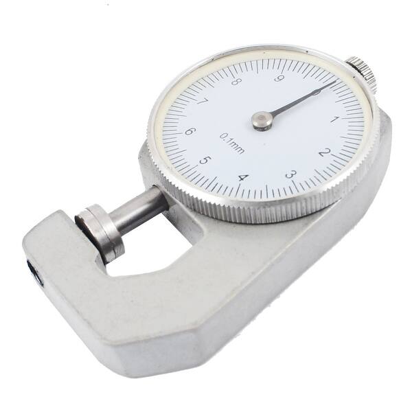 Gray Plastic Cover 0.1mm Accuracy Round Dial Indicator Thickness Gauge ...
