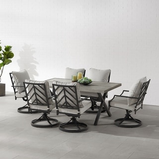 Crosley Otto 7Pc Outdoor Metal Dining Set - Bed Bath & Beyond - 37364660