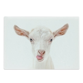 Ambesonne Goat Cutting Board Decorative Tempered Glass Cutting and ...