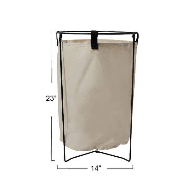 Household Essentials Laundry Hamper with Removable Canvas Bag - 14.0"L ...