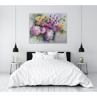SPRING FLOWERS Canvas Art By Jayne Conte - Bed Bath & Beyond - 36954240