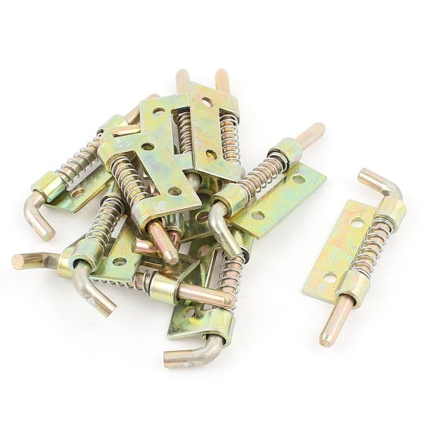 10 Pcs Spring Loaded Metal Door Security Barrel Bolt Latch 2.2" Length ...