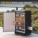 Electric Smoker with Side Wood Chip Loader, Extra Long Consistent ...