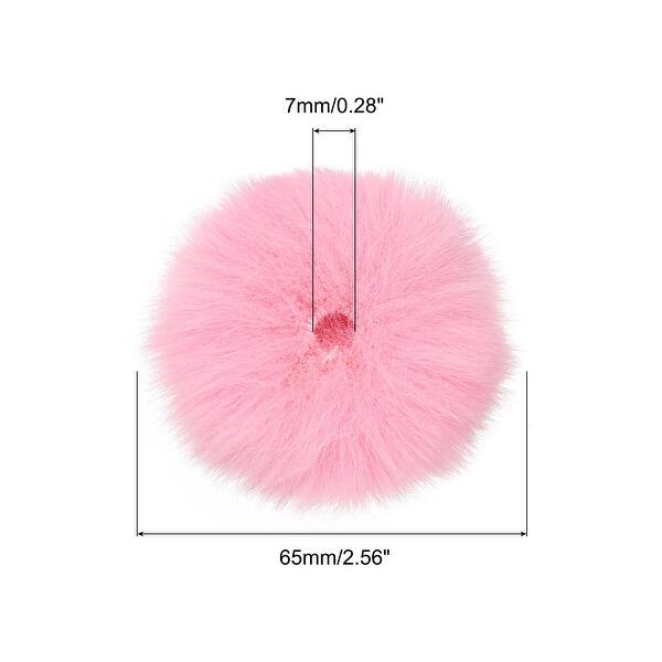 Furry Microphone Windscreen 7mmx 60mm Mic Cover Windshield Pink - Bed ...