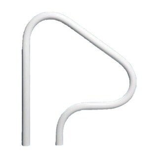Saftron Return to Deck 3 Bend Aluminum Swimming Pool Handrails, White ...