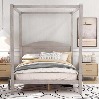 Full Size Canopy Platform Bed - Bed Bath & Beyond - 39008020